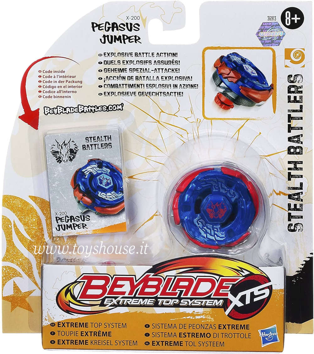 Beyblade Stealth Battlers Pegasus Jumper Extreme Top System XTS Hasbro ...
